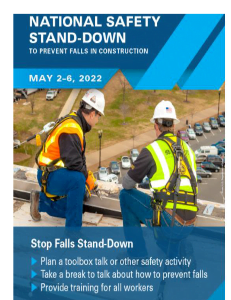 National Safety Stand-Down to prevent Falls May 2-6 2022 - BERT ...